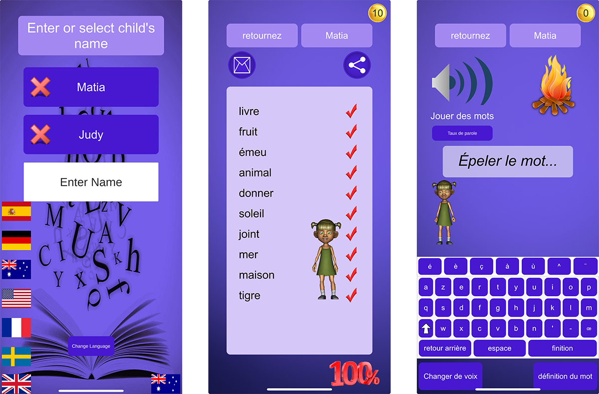 Learning to spell in different languages - Smarter Apps and Brain Games