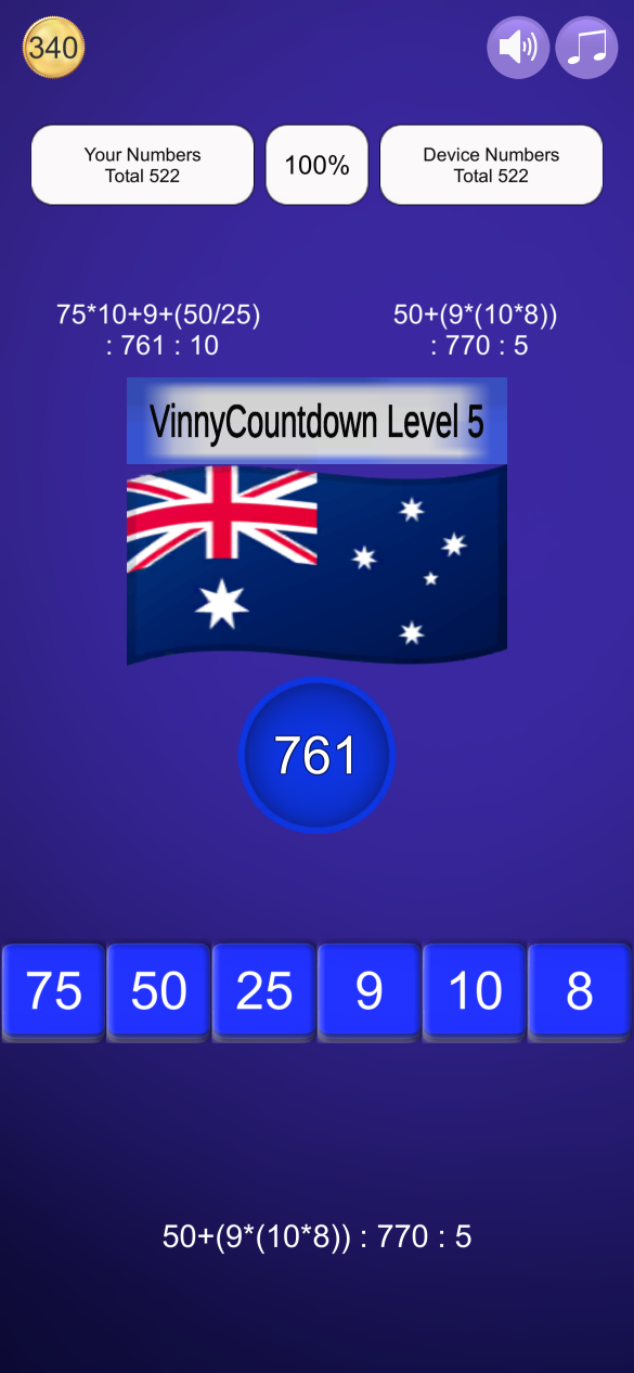 Countdown Numbers Game best players in Countdown App